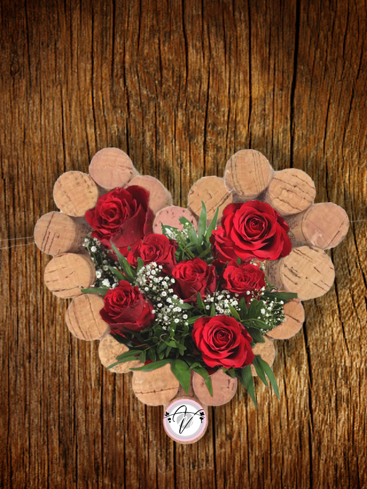 Cuore Con Rosa Al Suo Interno